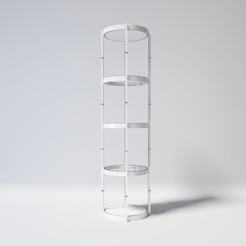 Round Portable Collapsible Display Case – RecycleDisplay