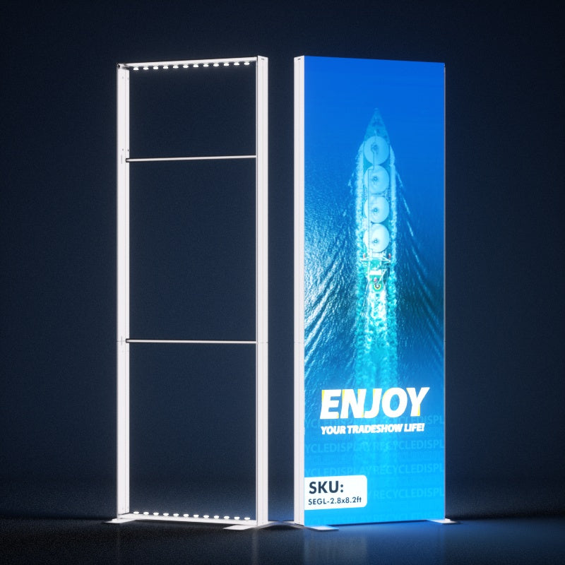 SEG LED Light Sign Box|Backlit SEG Fabric| Customized LOGO| Exhibition ...