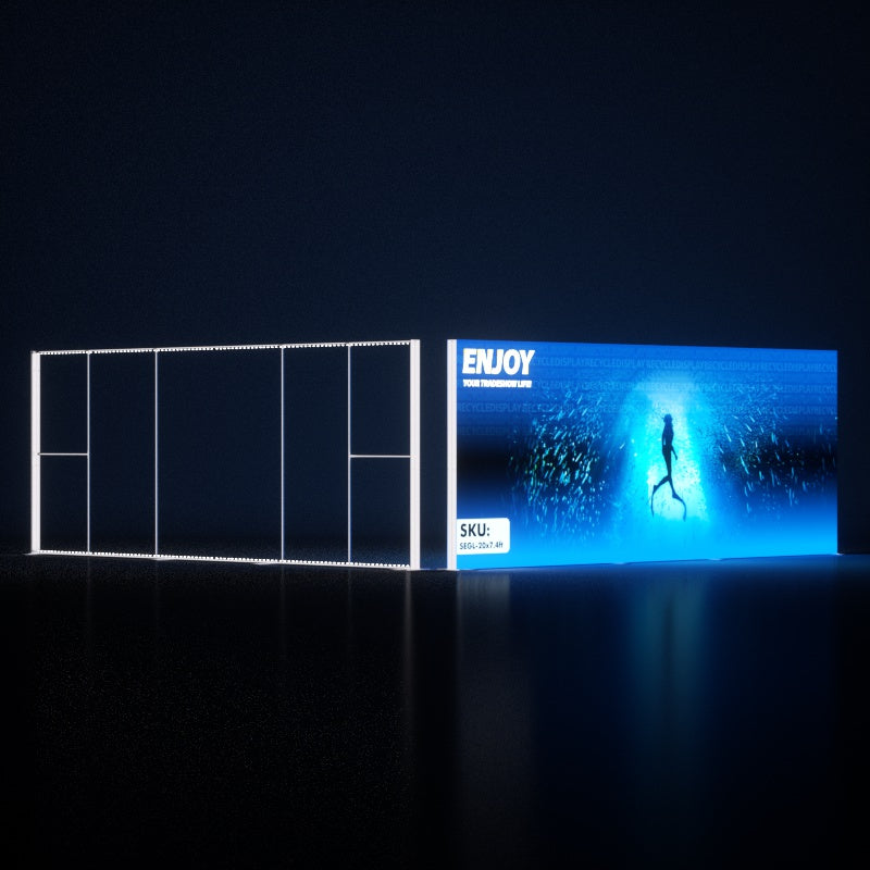 SEG LED Light Sign Box|Backlit SEG Fabric| Customized LOGO| Exhibition ...