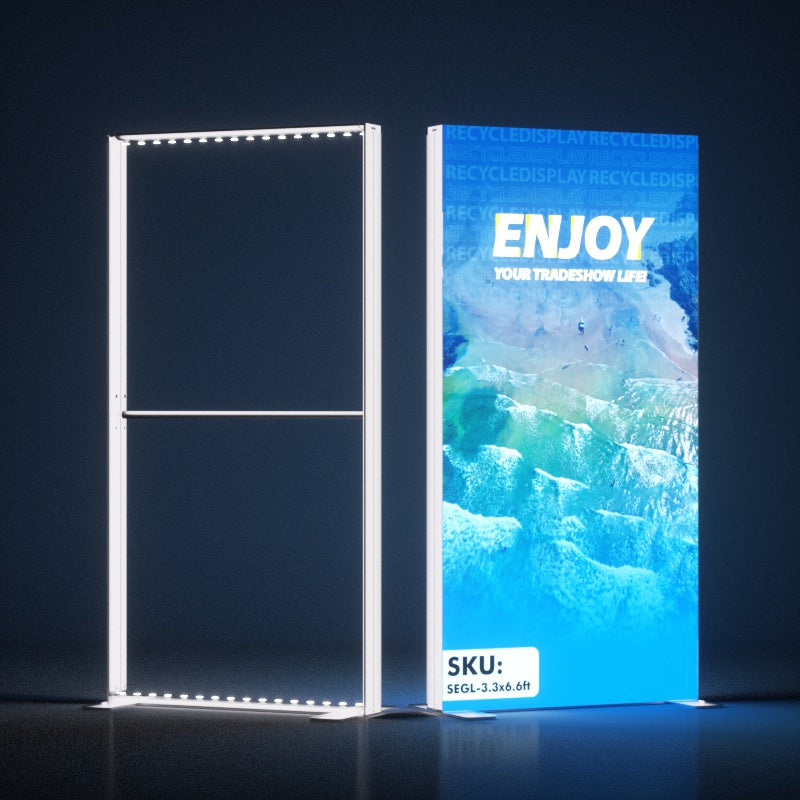 SEG LED Light Sign Box|Backlit SEG Fabric| Customized LOGO| Exhibition ...