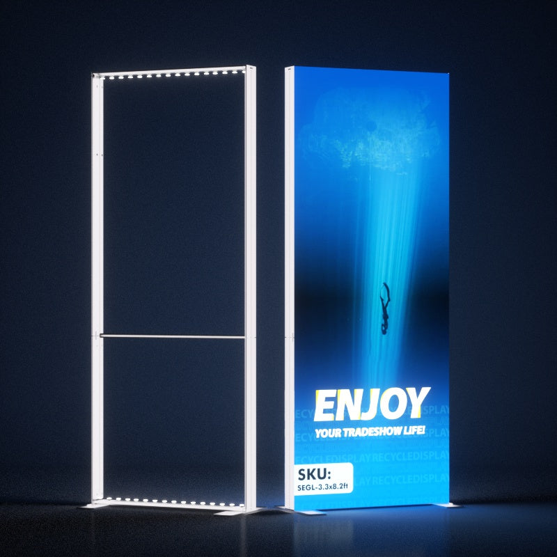 SEG LED Light Sign Box|Backlit SEG Fabric| Customized LOGO| Exhibition ...