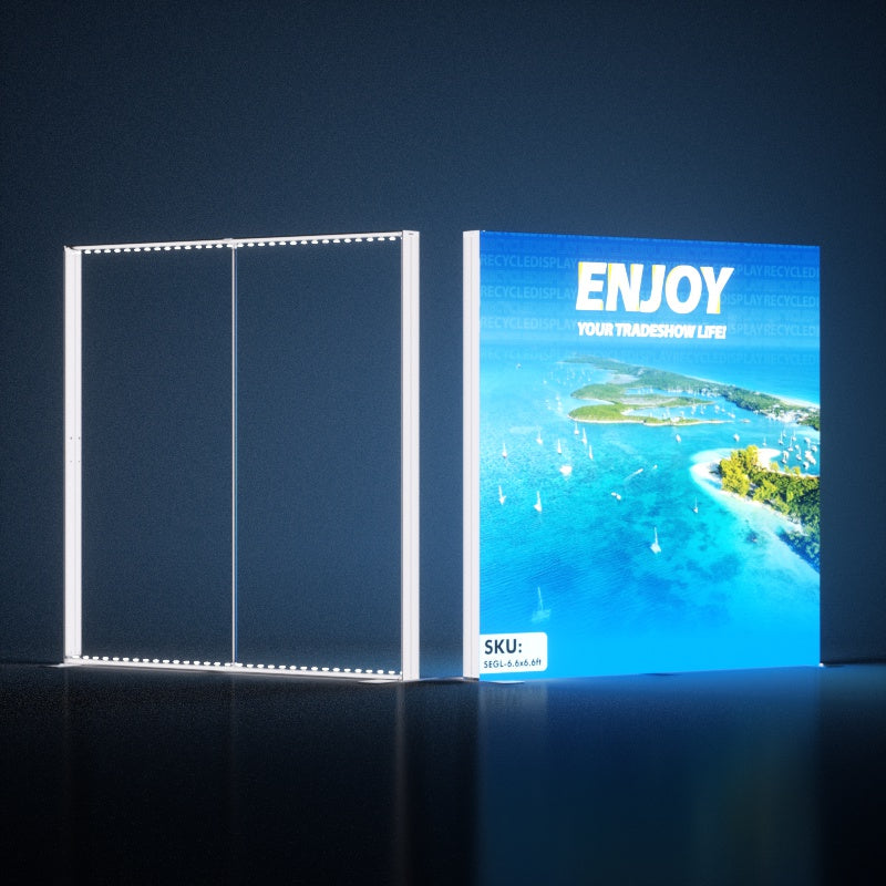 SEG LED Light Sign Box|Backlit SEG Fabric| Customized LOGO| Exhibition ...