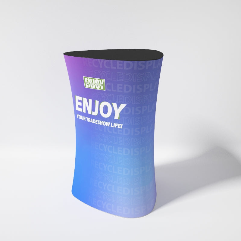 Fabric Pop Up Booth Triangle | Counter | Portable display | Events ...